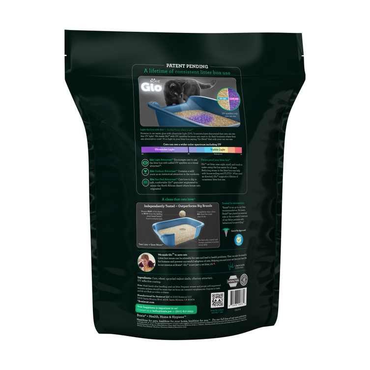 Glo UV Stress Relief Corn Cat Litter | Non-Clumping – Boxie